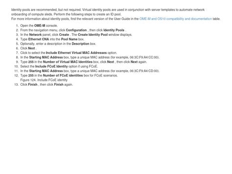 Create Identity Pools Dell Poweredge Mx Networking Deployment Guide Dell Technologies Info Hub
