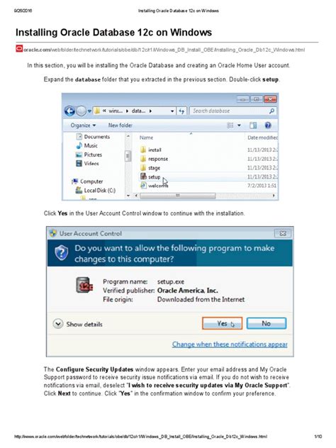 Installing Oracle Database 12c On Windows Pdf Pdf Intellectual Works Software