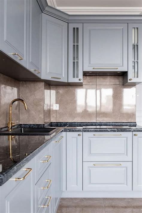 Серая кухня в интерьере сочетание цветов Cocinas