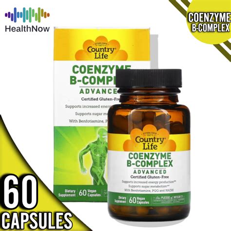 Country Life Coenzyme B Complex Advanced 60 Vegan Capsules Shopee Philippines