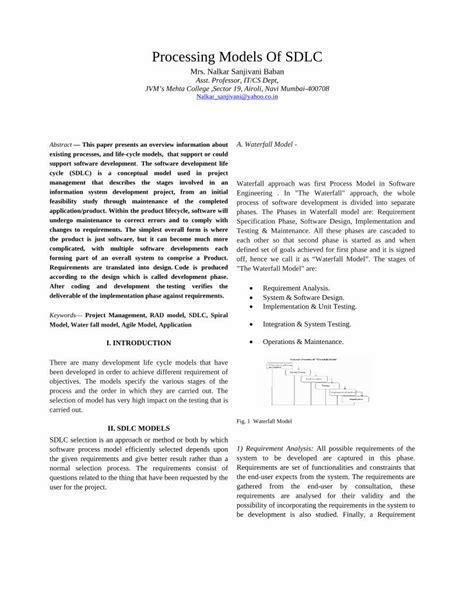 pdf processing models of sdlc computer society of india big data pdf · processing models