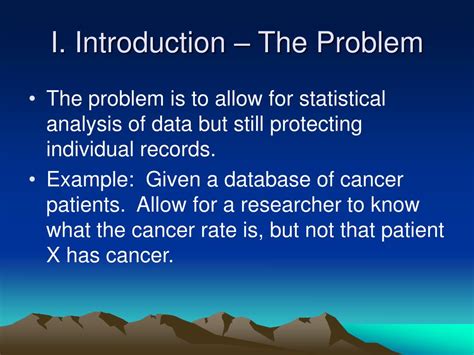 Ppt Data Perturbation An Inference Control Method For Database