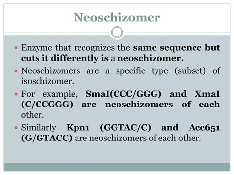 Restriction Modification System Types Of Restriction Enzymes Pptx