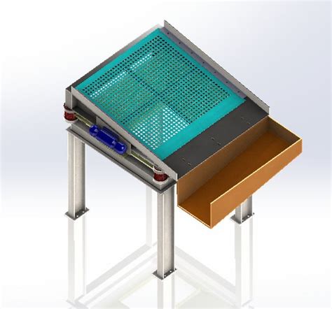 Vibrating Screen Download Free 3d Model By 3ps Cad Crowd