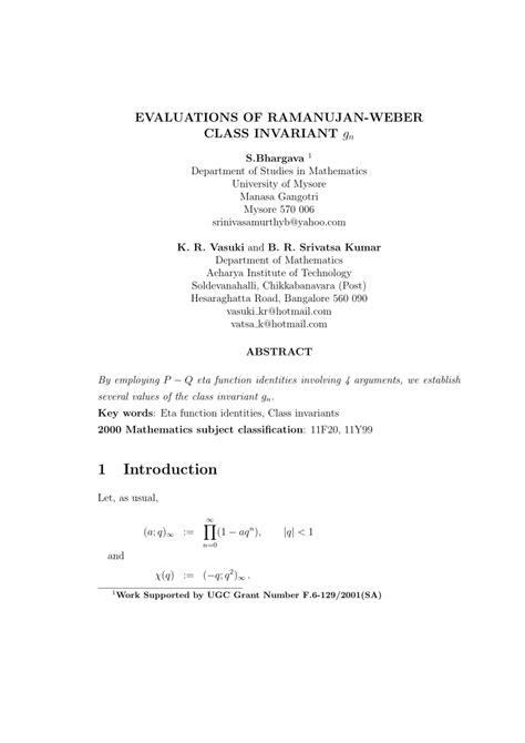 Pdf Some Evaluations Of Ramanujans Cubic Continued Fraction