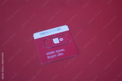 Jio SIM With Every JioFi Or 4G Smartphone Background For Text Stock Photo Adobe Stock