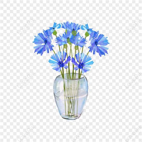 꽃 일러스트병에 수채화 일러스트 수레 국화 봄 장미병 장식꽃집