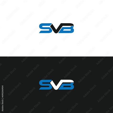 Svb Logo S V B Design White Svb Letter Svb S V B Letter Logo Design Initial Letter Svb