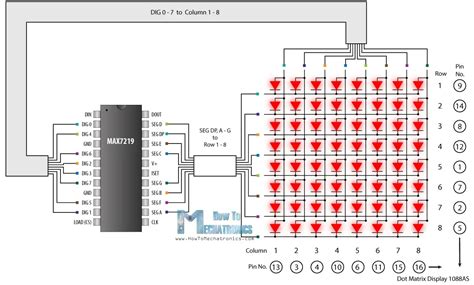 Led Matrix Circuit Schematic Circuit Diagram