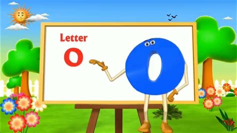 Letter O Song 3d Animation Learning English Alphabet Abc Song For