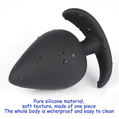 Silicone Big Butt Plug Comfortable And Long Term Wear Butt Plug