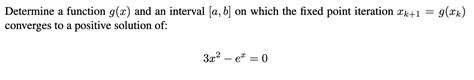 Solved Determine A Function Gx And An Interval Ab On