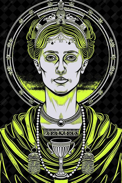 Premium Psd Visigothic Noblewoman Portrait Wearing A Mantle And
