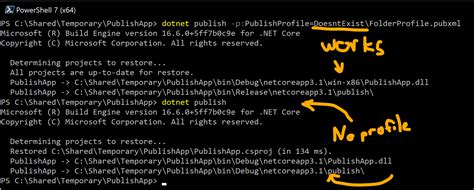 dotnet publish with publishprofile is incorrect · issue 19677 · dotnet