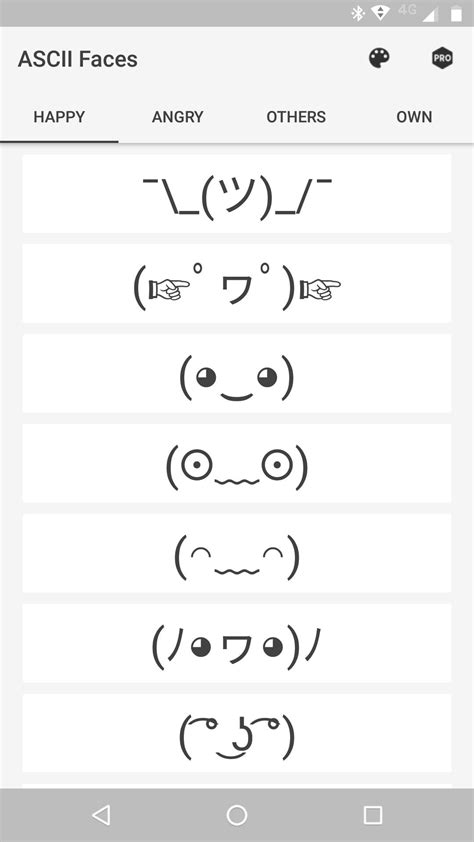 ascii faces apk for android download