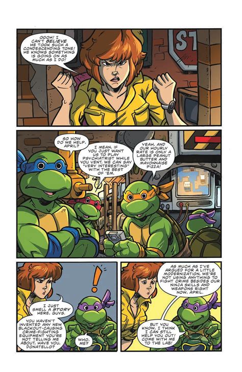 Tmnt 2022 Donnie And April Comic