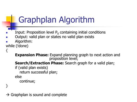 Ppt Graphplan Powerpoint Presentation Free Download Id6471504