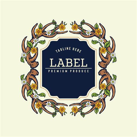 Label Frame For Vintage Style Products 50756634 Vector Art At Vecteezy