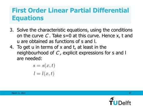 Ppt First Order Partial Differential Equations Powerpoint