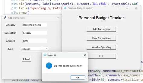 build a personal budget tracker with tkinter and sqlite in python