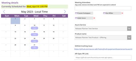 Release Planner Shows Incorrect Meeting Date · Issue 6073 · Azureazure Sdk Tools · Github
