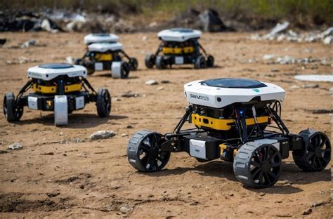 Premium Photo Autonomous Robots Exploring Rough Terrain