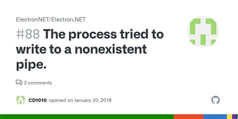 the process tried to write to a nonexistent pipe · issue 88