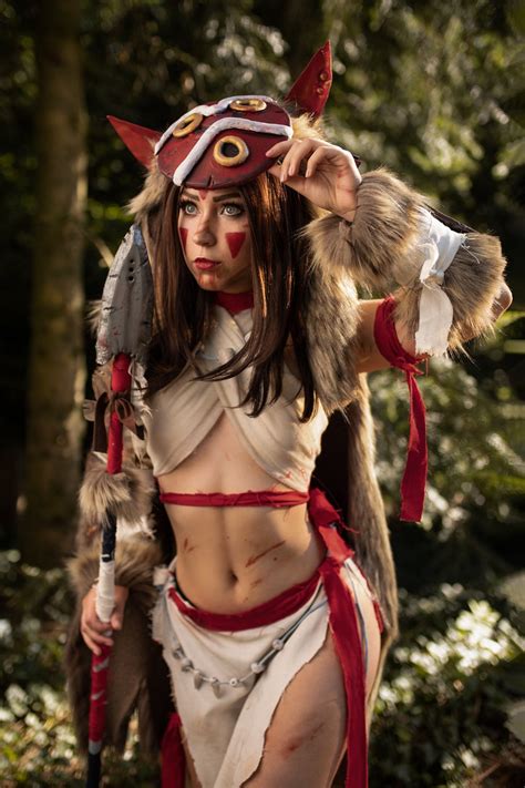 The Art Mononoke Hime Design By Jessica Nigri Cosplayer