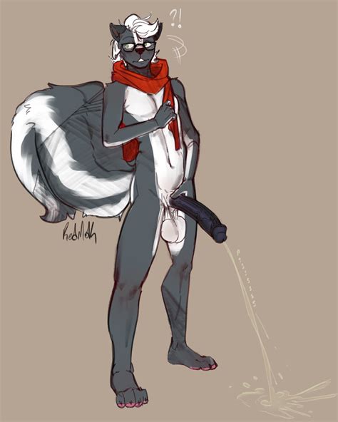 Rule 34 2024 Anthro Balls Black Penis Caught Eyewear Genitals Glasses Green Eyes Hair Half