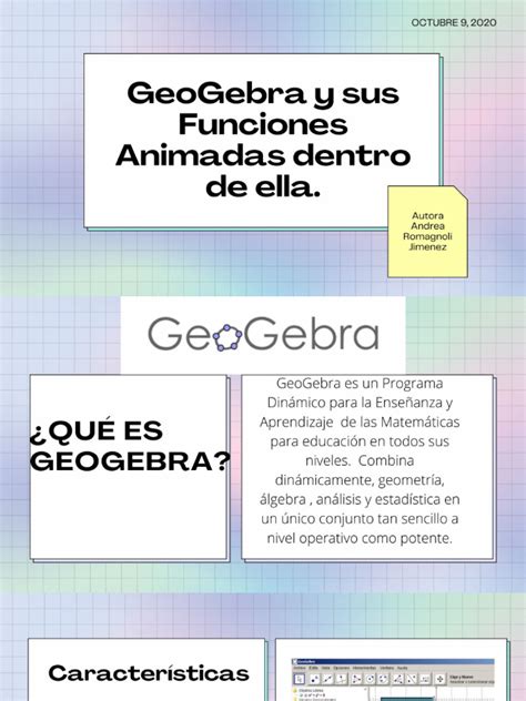 Geogebra Y Animaciones Andrea Romagnoli Pdf