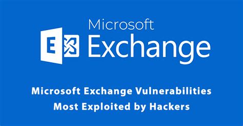 Microsoft Exchange Vulnerabilities Most Exploited By Hackers