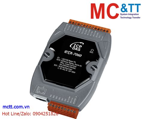 Module Ethernet Modbus Tcp And Mqtt 6 Kênh đầu Vào Số Di 6 Kênh đầu Ra
