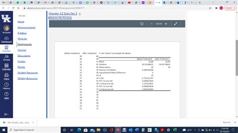 Solved Part B1 Use The Data From Chapter 12 Data Set 3 To