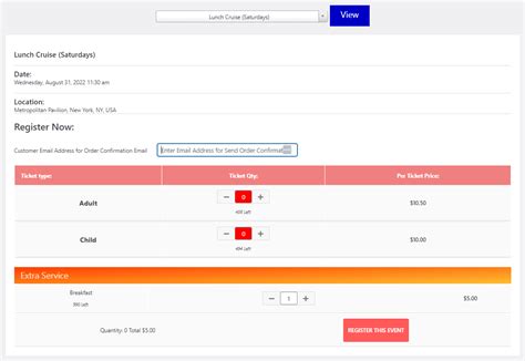 Book An Event From Dashboard Addon Documentation Woocommerce Event Manager