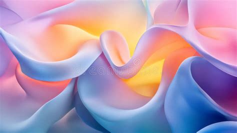 Abstract Pastel Swirls Of Flowing Fabric Stock Illustration Illustration Of Flowing Texture