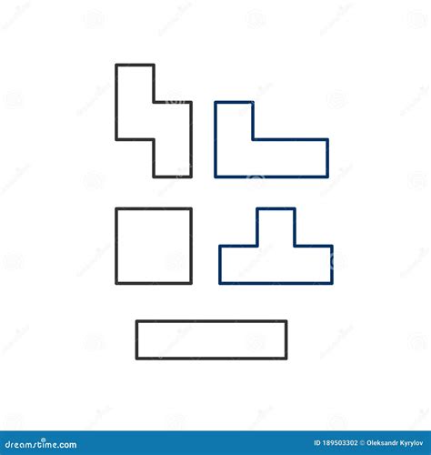 Tetris Bricks Seamless Background Vector 66696162