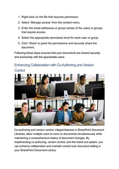 maximizing productivity with sharepoint document library pdf