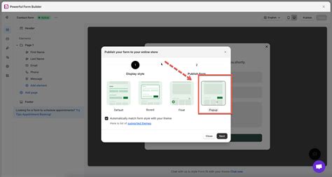 Add A Button And Trigger Popup Form