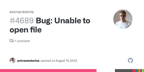 Bug Unable To Open File · Issue 4689 · Assimpassimp · Github