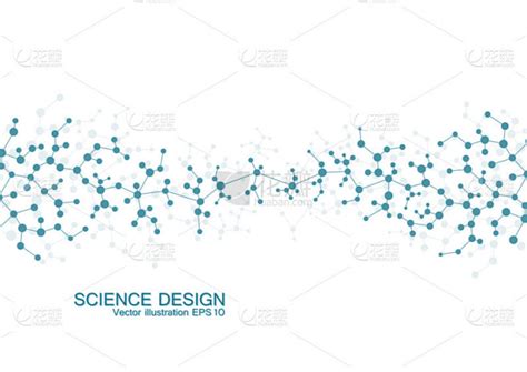 Dna 和神经元结构分子。结构的原子。化学化合物。医学、 科学、 技术的概念。几何抽象背景。您设计的