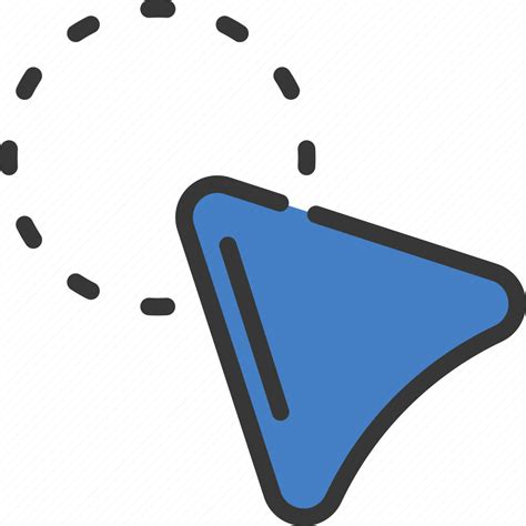 Circular Selection Arrow Cursor Clicker Mouse Selector Icon Download On Iconfinder