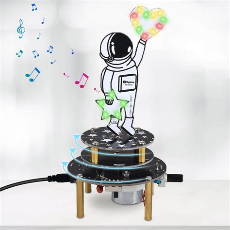 Soldering Projects Practice Kit Oif8 Pemenol Diy Astronaut Kit Musics Slow Flashing Led Lights