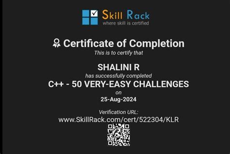 Shalini R On Linkedin Skilldevelopment Cpp Continuouslearning Programmingchallenges