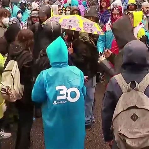 აქციის მონაწილეების ერთმანეთში დაპირისპირება Youtube