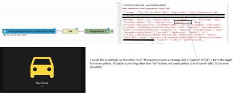 Inspecting A Message Payload For Certain Phrase And Acting On It Node Red Home Assistant