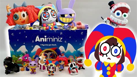 Opening A Full Box Of Digital Circus Animiniz Mystery Figures Youtube