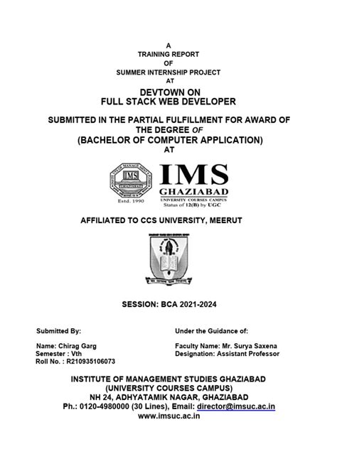 Chirag Devtown On Full Stack Web Developer Pdf World Wide Web Internet And Web