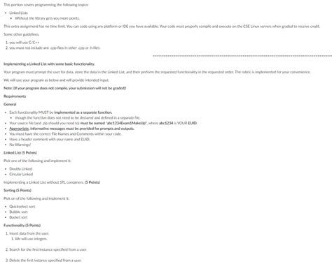 Solved Linked Lists Without The Library Gets You More Chegg