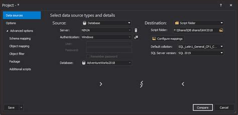 How To Automatically Compare And Synchronize A Shared Sql Script Folder