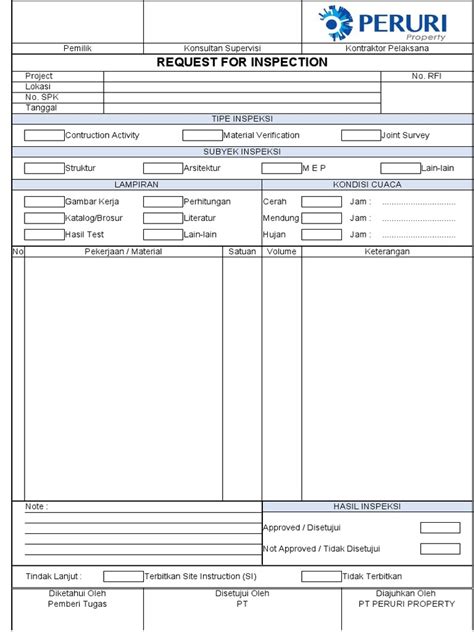 Form Rfi Pdf
